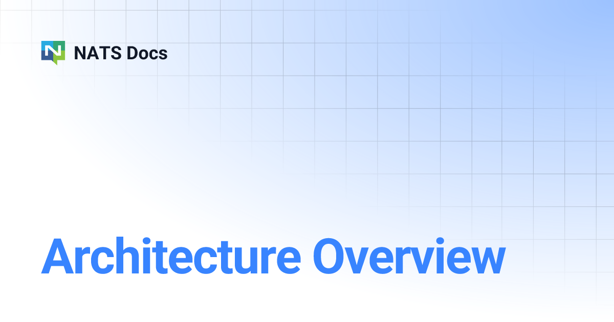 Architecture Overview | NATS Docs